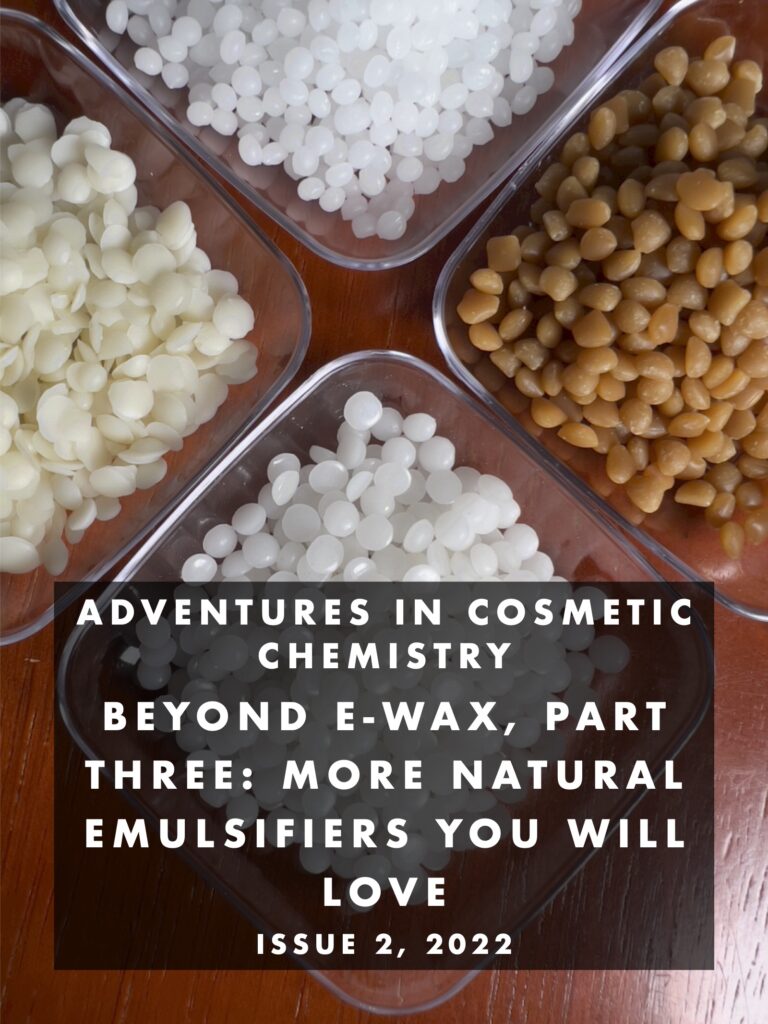 Beyond emulsifying wax, part three: More natural emulsifiers you will ...